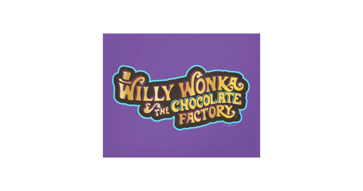 Willy Wonka & the Chocolate Factory Logo Canvas Print | Zazzle