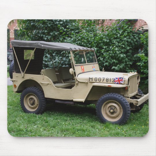 Willys MB Jeep Mouse Pad | Zazzle.com