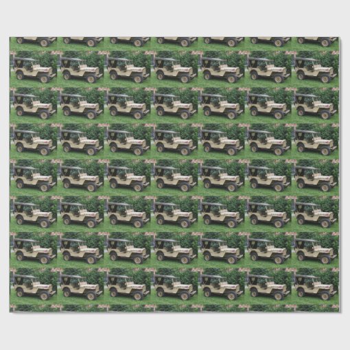 Willys MB Jeep Wrapping Paper | Zazzle