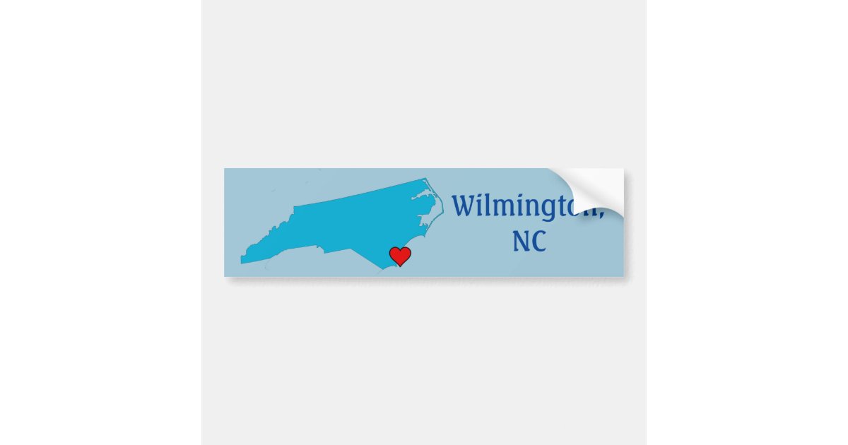 Wilmington, NC Bumper Sticker | Zazzle