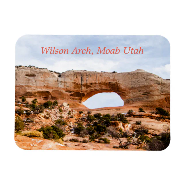Wilson Arch, Moab Utah Flexible Photo Magnet | Zazzle