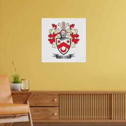 Wilson Family Crest Coat of Arms Poster | Zazzle