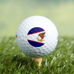 Wilson Golf Ball with flag of American Samoa | Zazzle