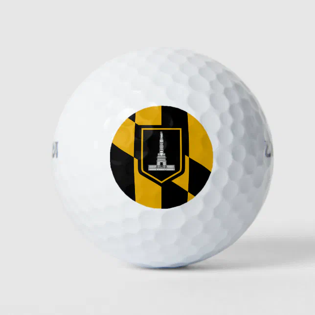 Wilson Golf Ball with flag of Baltimore | Zazzle