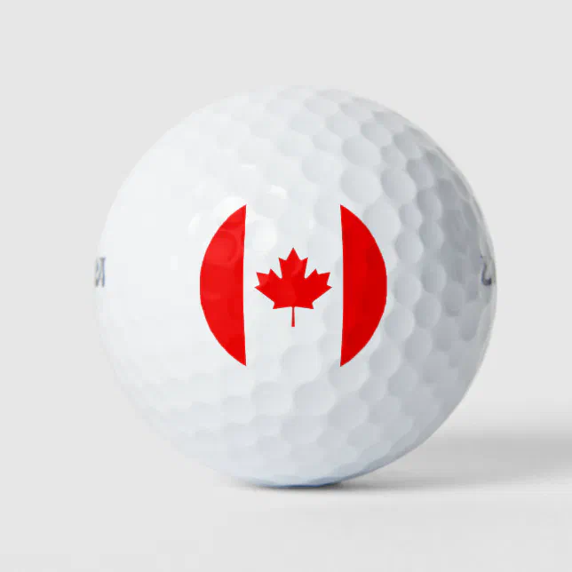 Wilson Golf Ball with flag of Canada | Zazzle