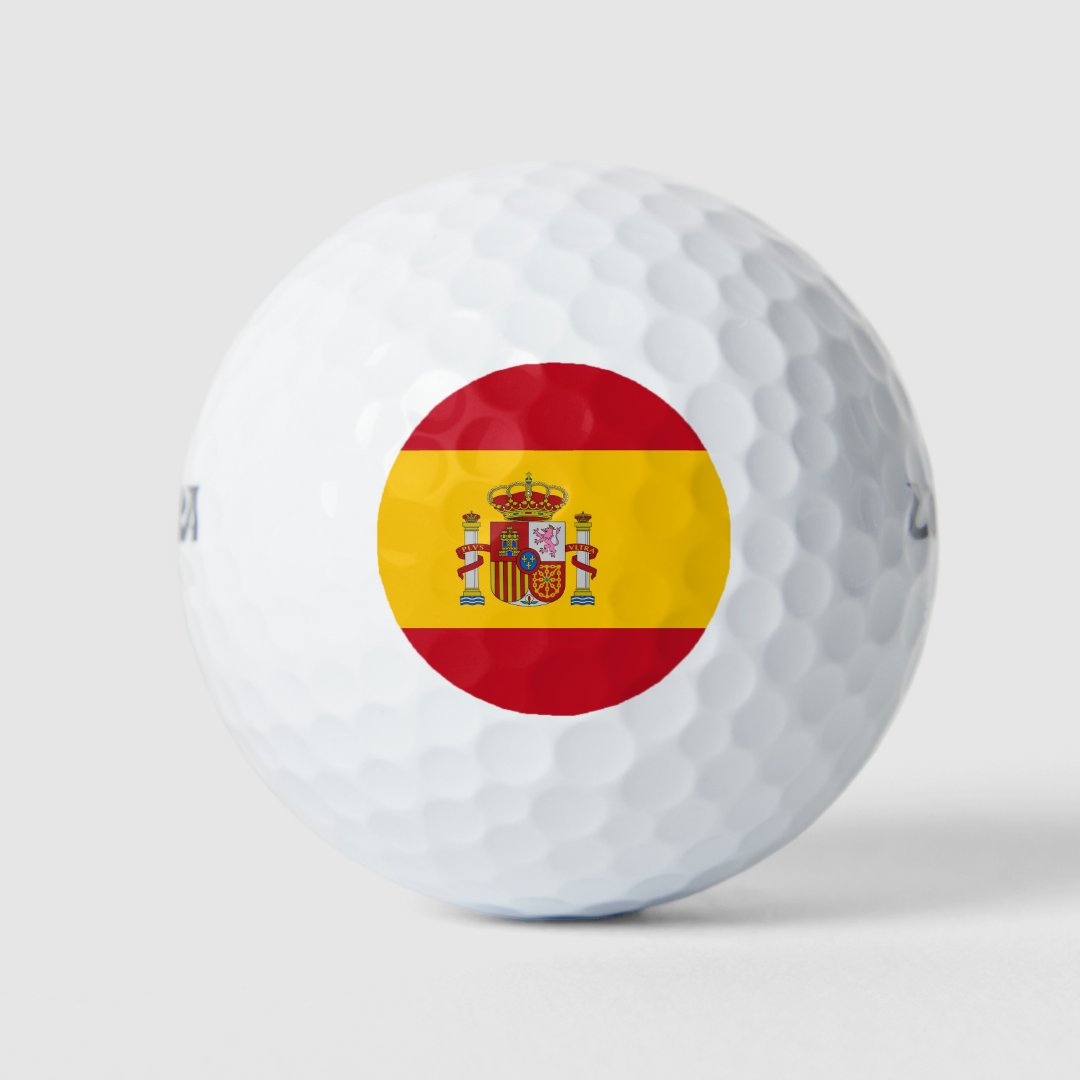 Wilson Golf Ball with flag of Spain | Zazzle