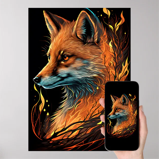 wily fox poster | Zazzle