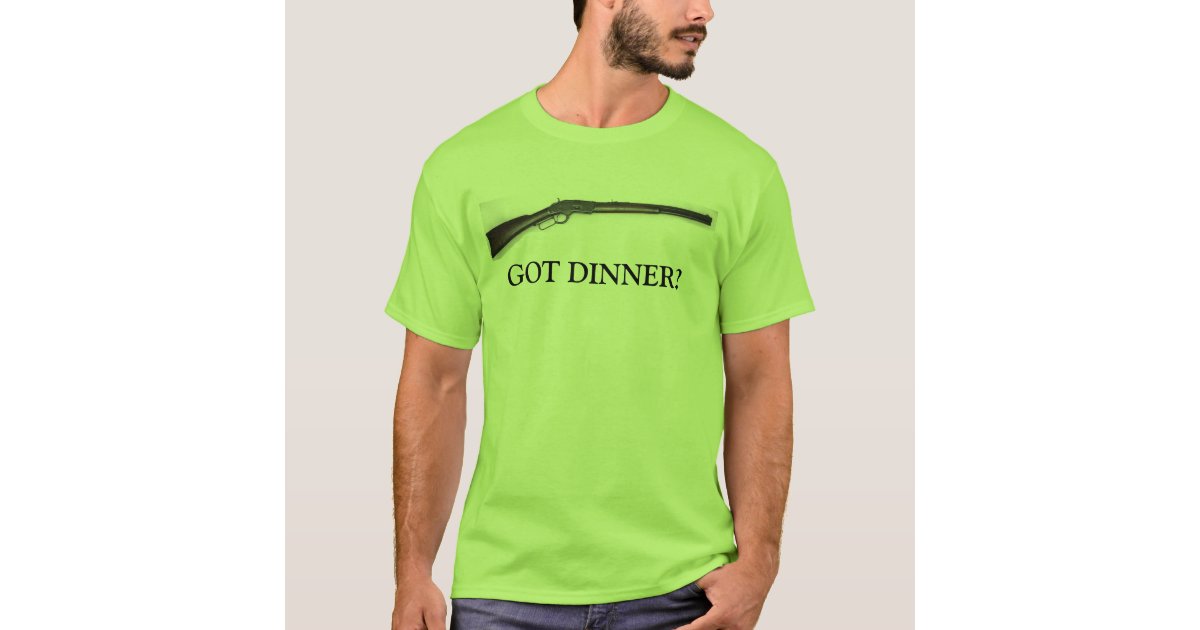 Winchester rifle with slogan T-Shirt | Zazzle