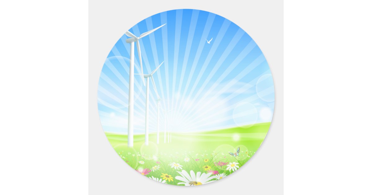 Wind Farm Stickers | Zazzle