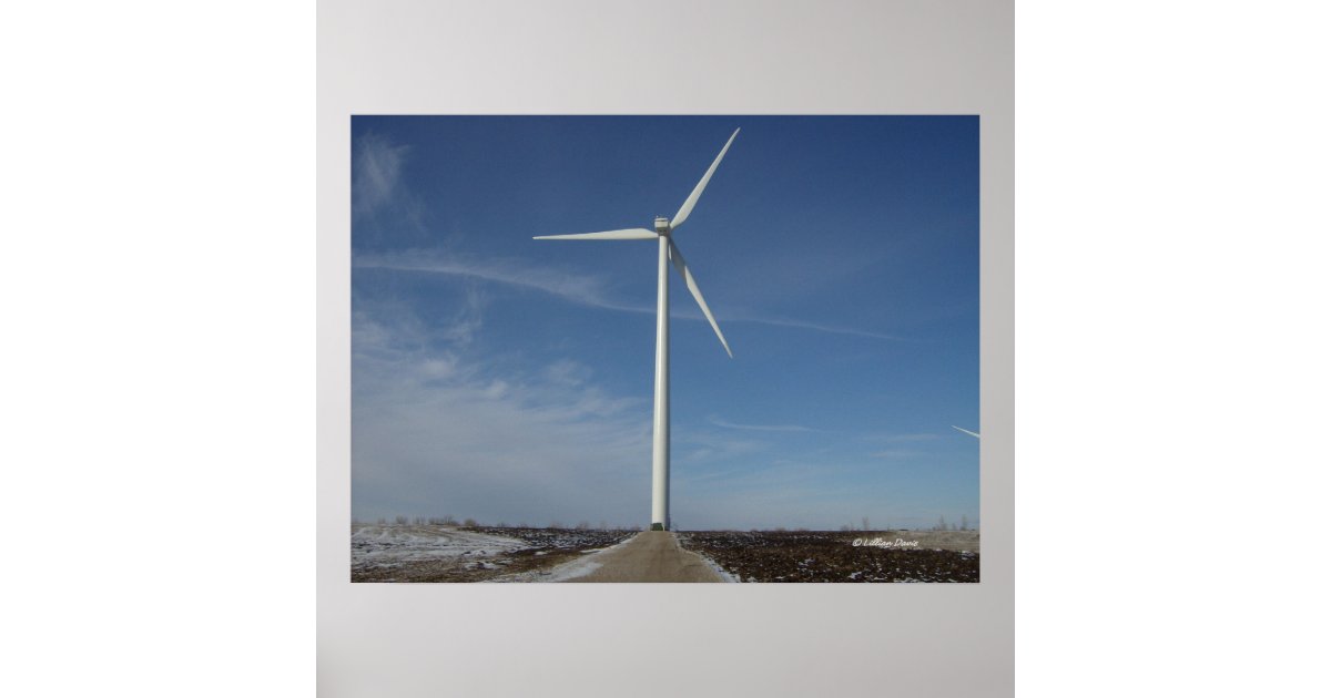 wind power poster | Zazzle