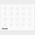 Wind Turbine Classic Round Sticker | Zazzle