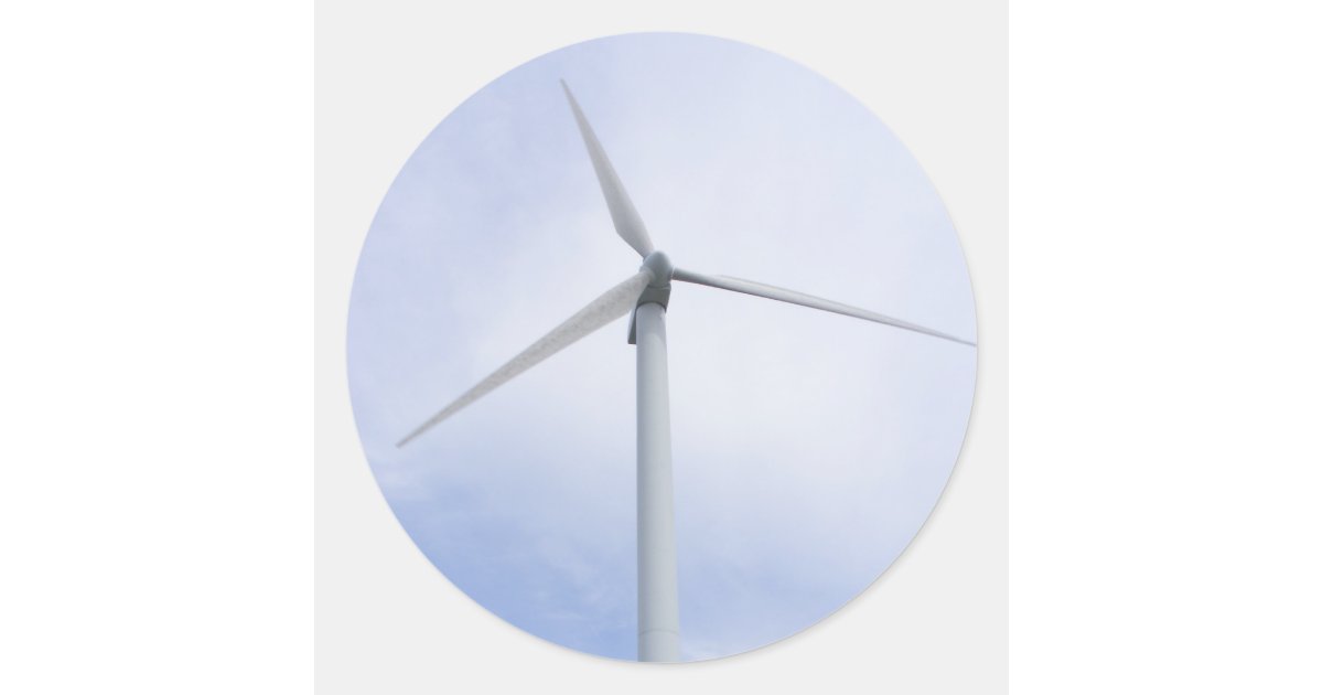Wind Turbine ~ sticker | Zazzle