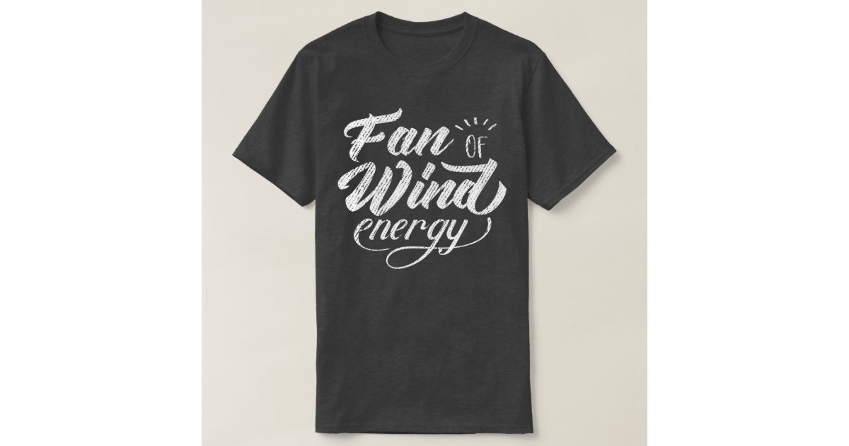 Wind turbine wind power renewable energy 3 T-Shirt | Zazzle
