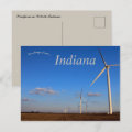Windfarm in Wolcott Indiana Postcard | Zazzle