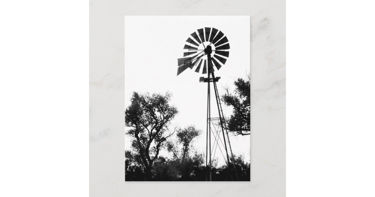Windmill Postcard | Zazzle