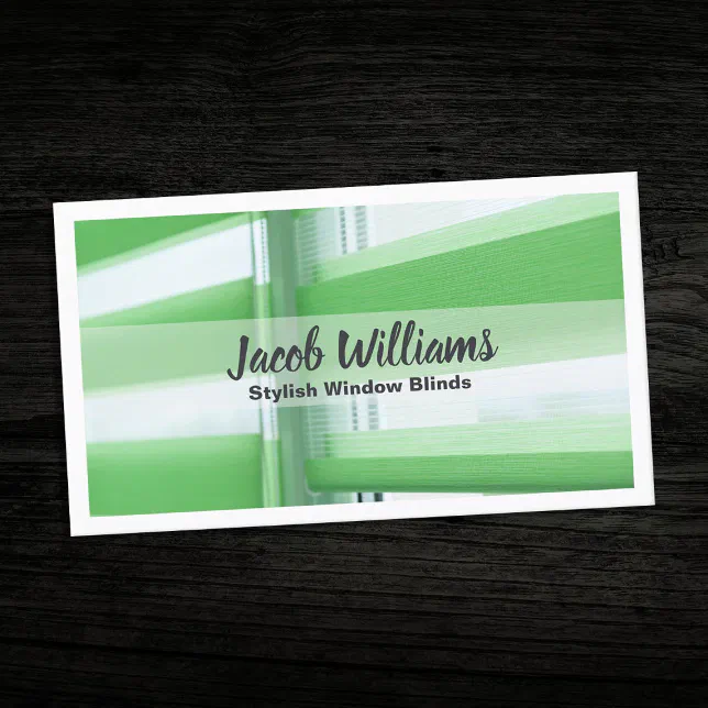 Window Blinds Business Card | Zazzle