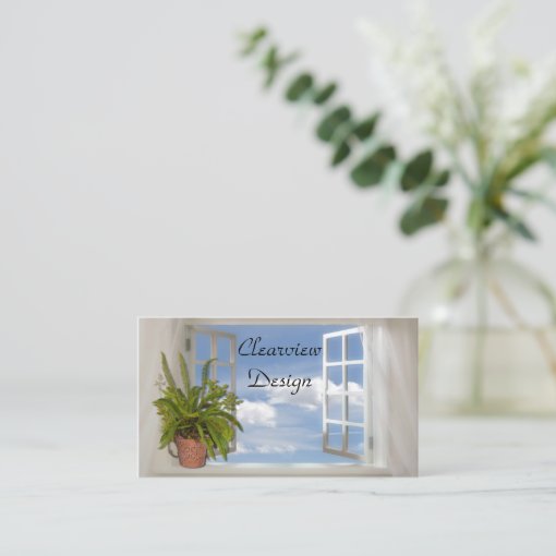 Window Business Card | Zazzle