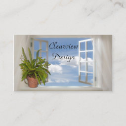 Window Business Card | Zazzle