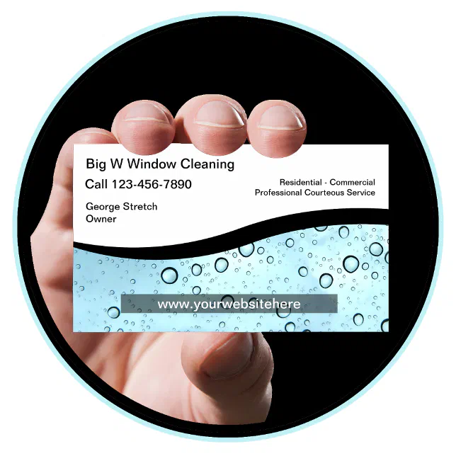 Window Cleaning Business Cards | Zazzle