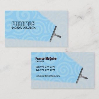 Window Cleaning business cards | Zazzle