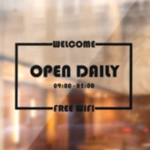 Window door stickers | Zazzle