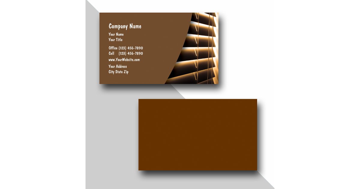 Window Fashions Business Cards | Zazzle
