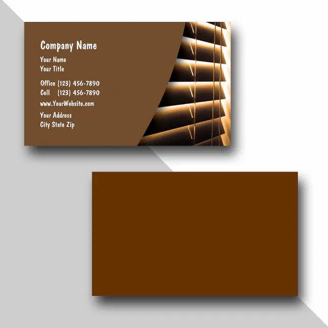 Window Fashions Business Cards | Zazzle