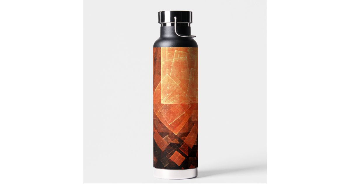 Window Light Abstract Art Water Bottle | Zazzle