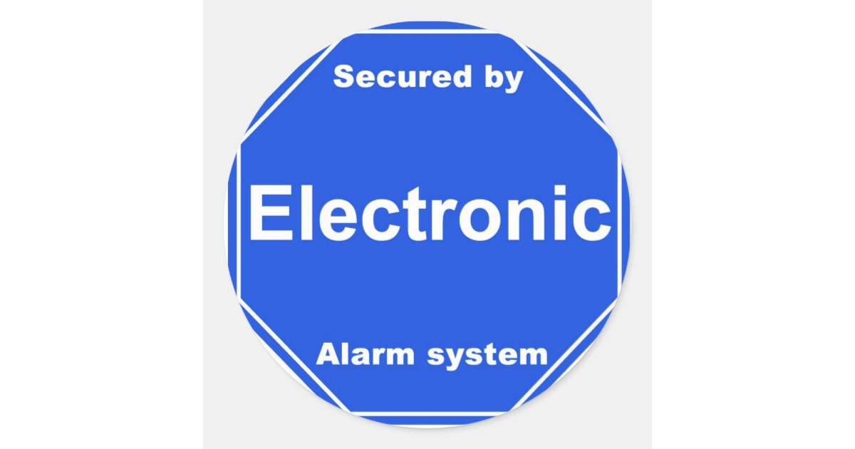 Window Security Sticker | Zazzle