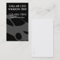 Window Tinting Business Cards | Zazzle