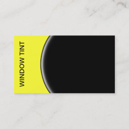 Window Tinting Business Cards | Zazzle