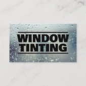 Window Tinting Custom QR Business Card | Zazzle