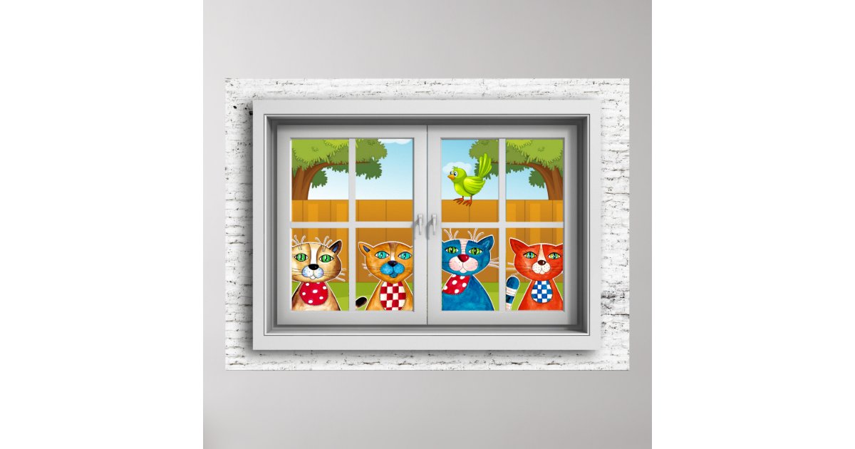 Window View Poster | Zazzle