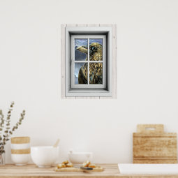 Window View Poster | Zazzle