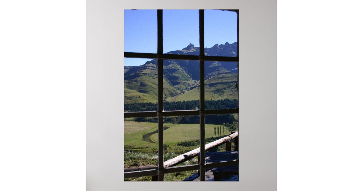 Window View Poster | Zazzle