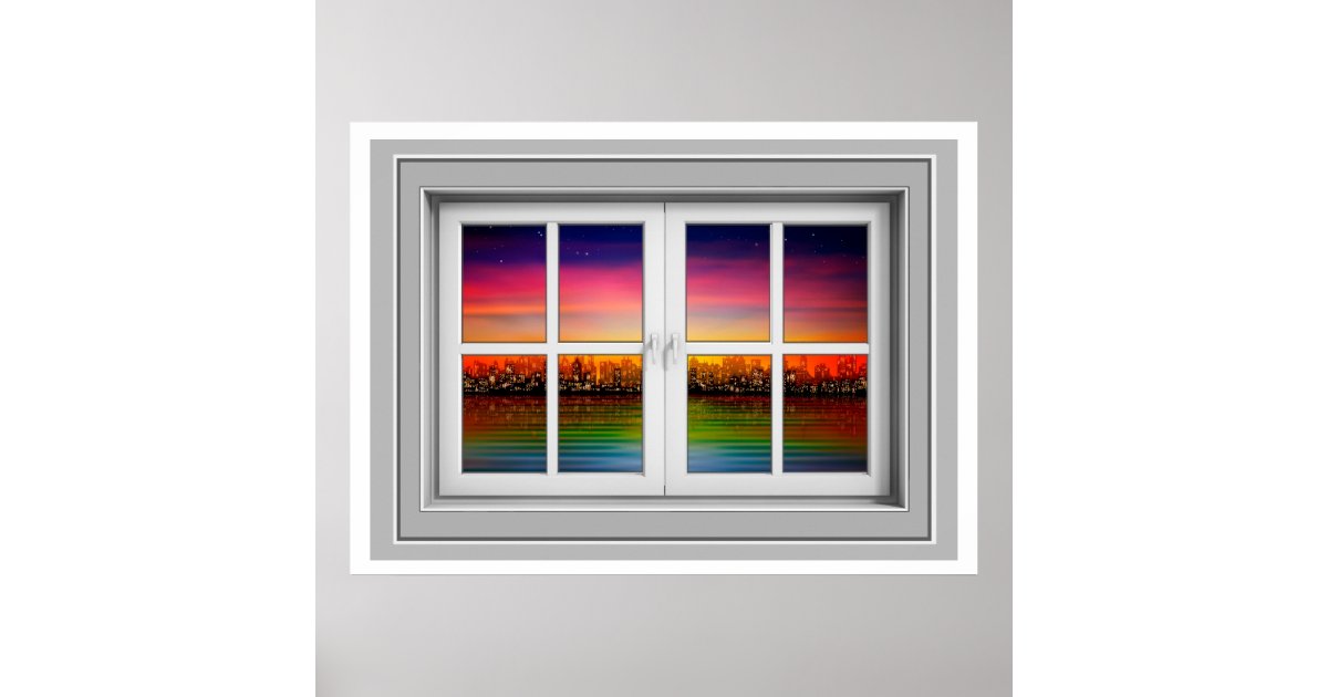 Window View Poster | Zazzle