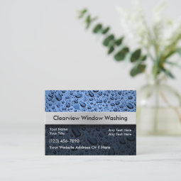Window Washing Business Cards | Zazzle