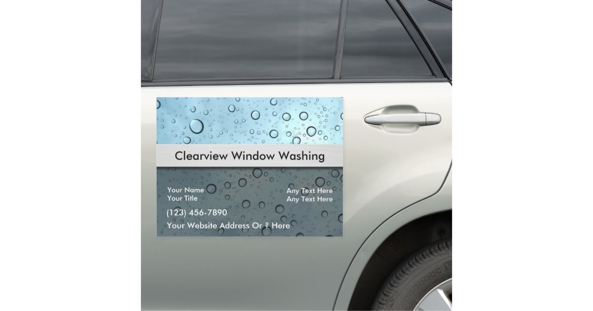 Window Washing Mobile Car Magnets | Zazzle