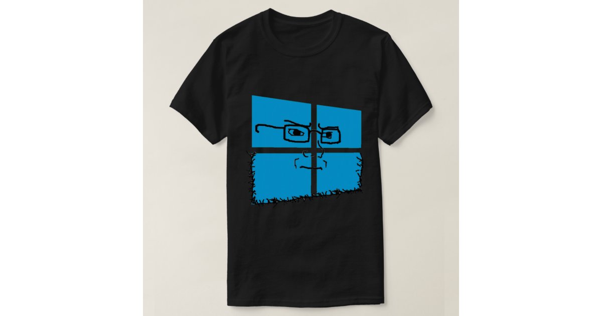 Windows 10 Soyjak Wojak T-Shirt | Zazzle