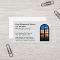 Windows And Doors Installation Business Card | Zazzle