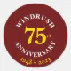 Windrush Generation 75th Anniversary Classic Round Sticker | Zazzle