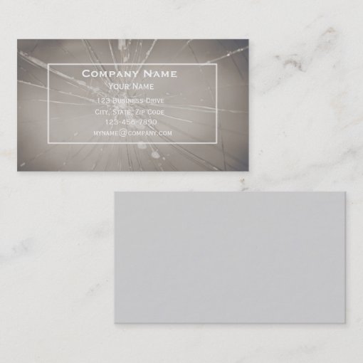 Windshield Repair Business Card | Zazzle