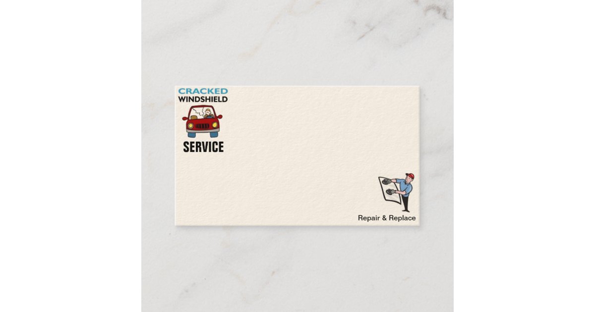 Windshield Repair Business Cards | Zazzle
