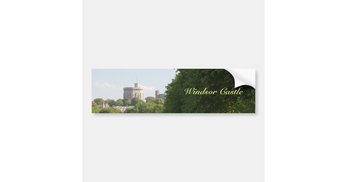 Windsor Castle Bumper Sticker | Zazzle