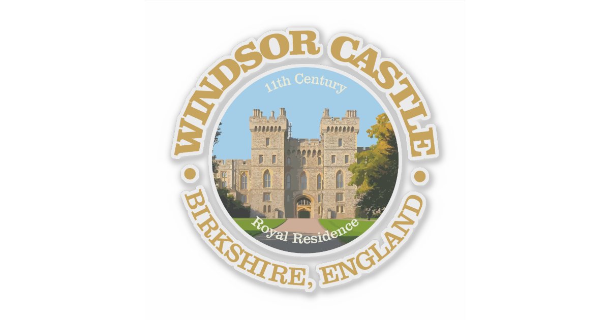 Windsor Castle Sticker | Zazzle