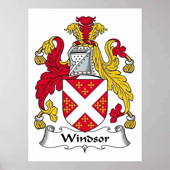 Windsor Family Crest Poster | Zazzle.com