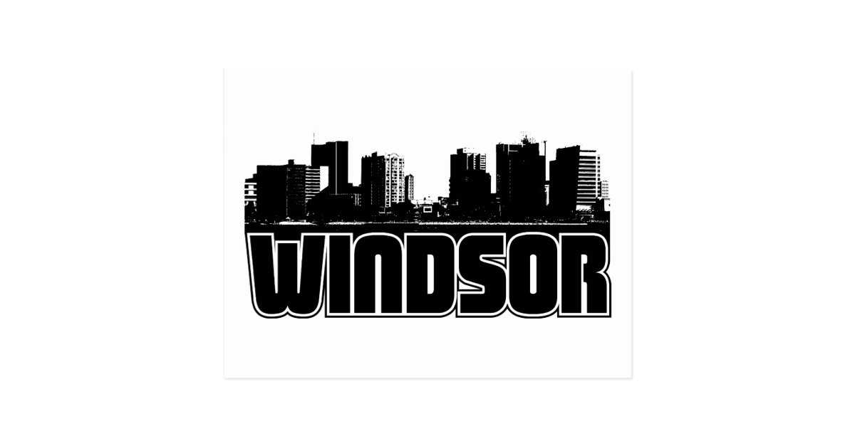 Windsor Skyline Postcard | Zazzle.com