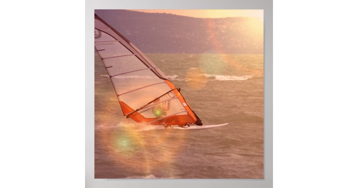 Windsurf Design Poster | Zazzle