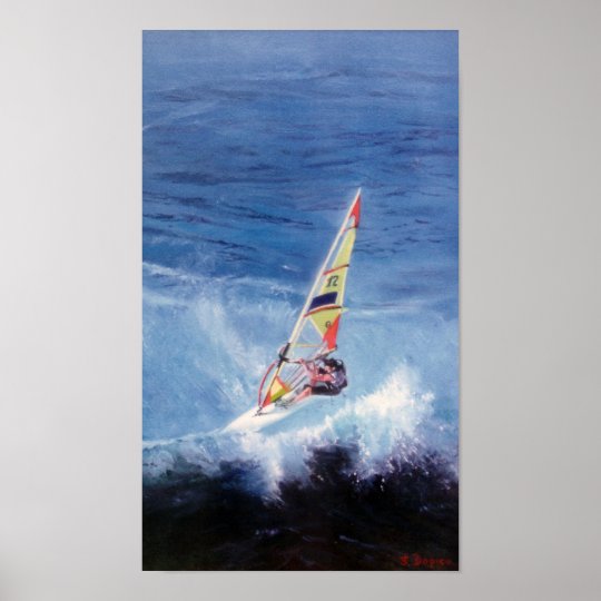 Windsurf Poster | Zazzle.com