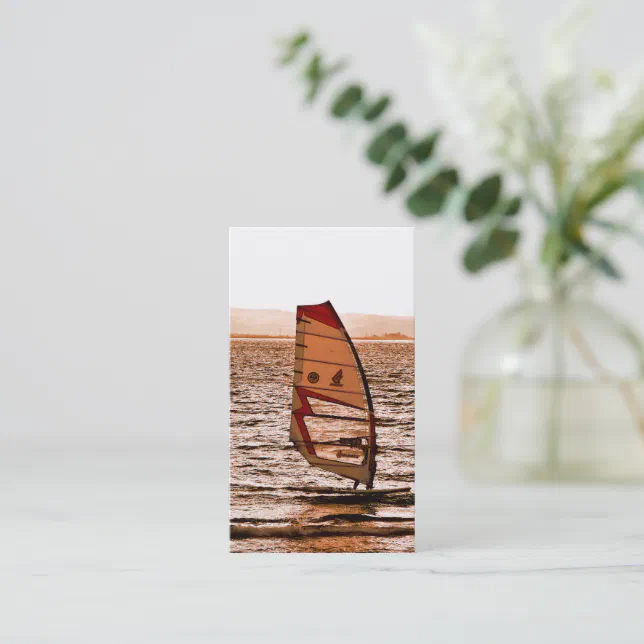 WINDSURFING BUSINESS CARD | Zazzle